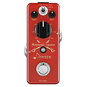 Donner Octave Guitar Pedal Bundle with Auto Wah Pedal Dynamic Wah Envelope Filter Guitar Effect Pedal True Bypass