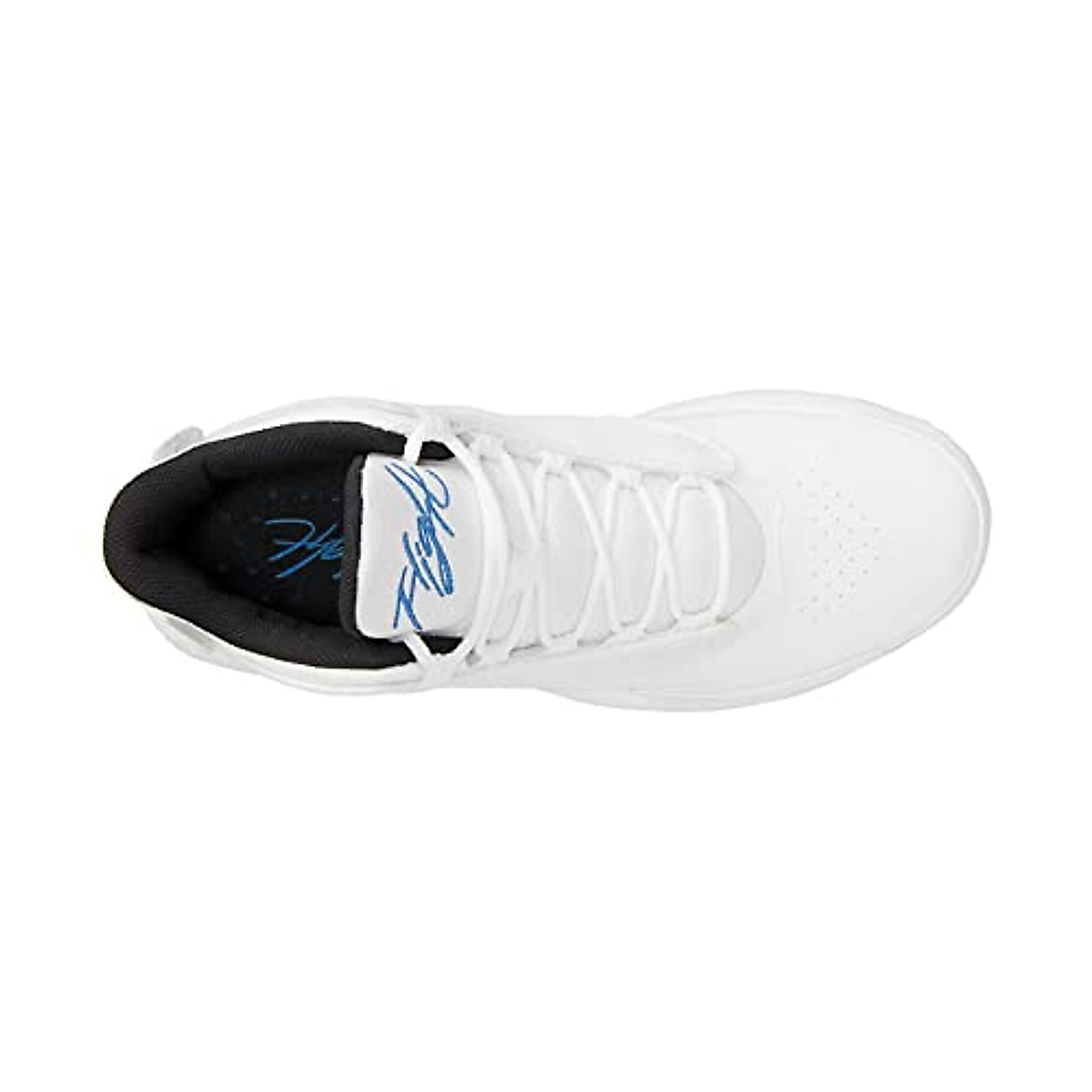 Men's Jordan Max Aura 4 (White UNI Blue Black, us_Footwear_Size_System, Adult, Men, Numeric, Medium, Numeric_9)