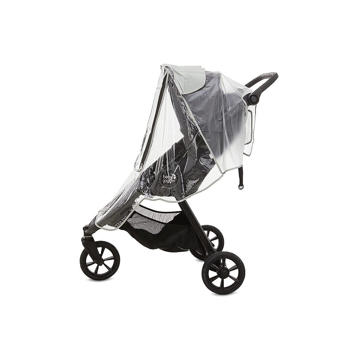 First Essentials Stroller Rain Cover Universal, Baby Travel Weather Shield, Windproof Waterproof, Protect from Dust Snow (Clear)