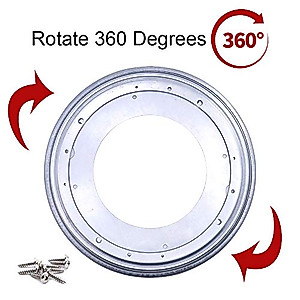 DGQ 12" Lazy Susan Hardware 1000lb Load Capacity Lazy Susan Turntable Bearing Round