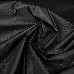 Duokon Patio Outdoor Swing Covers, 3 Triple Seater Hammock Cover Waterproof Windproof Protector for Patio Furniture(Black)