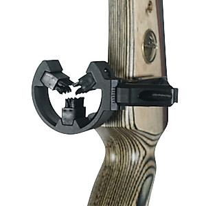 SAS Brush Capture Arrow Rest for Archery Compound Bow Bowfishing - Right & Left Hand - Total Arrow Containment - Little to No Damage to Arrows