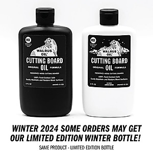 WALRUS OIL - Cutting Board Oil and Wood Butcher Block Oil, 8 oz Bottle, FDA Food-Contact Safe