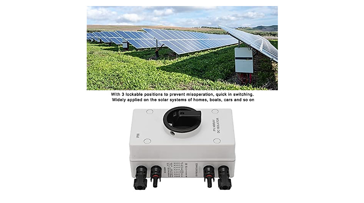 High-Security Solar Disconnect Switch for Safe Solar Systems