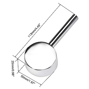 uxcell Faucet Lever Handle,40mm Cartridge Zinc Alloy Single Lever Handle Faucet Replacement