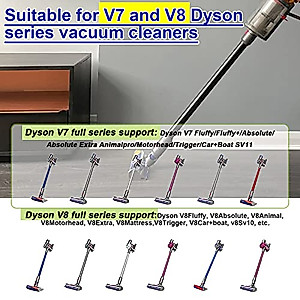 2-in-1 V7/8 Adapter for Ryobi 18V Lithium Battery Convert to for Dys0n V7/8 Handheld Vacuum Cleaner Battery Compatible with V7/8 Animal V7/8 Absolute V7/8 Motorhead Pro V7/8