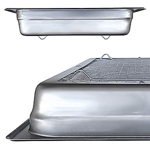 Raw Rutes - Stainless Garden Sifter for Compost, Dirt and Potting Soil - Welded Wire Mesh (Hand Held Garden Sifter) 13"x21"