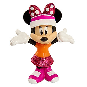 Disney Junior Minnie Mouse 3-inch Collectible Figure Set, 5 Piece Set, Officially Licensed Kids Toys for Ages 3 Up by Just Play