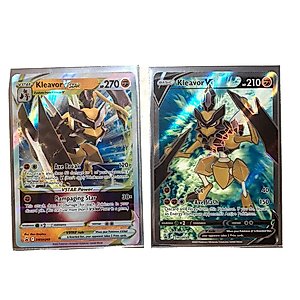 Kleavor V & Vstar SWSH249 SWSH248 Full Art Black Star Promo Pokemon Card NM