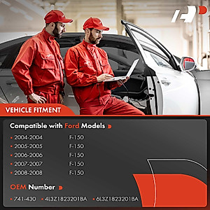 A-Premium Electric Power Window Regulator with Motor Compatible with Ford F-150 2004-2008 (Extended Cab Only) Front Left Driver Side