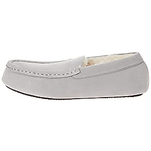Amazon Essentials Men's Moccasin Slipper, Grey, 12