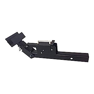 GREAT DAY Tote Caddy Trash Can Transporter - Fits Truck/Auto/Golf Cart/ATV With 2in Hitch Receiver - 200 lbs Weight Capacity - Black Powder-Coated Finish, TC5000