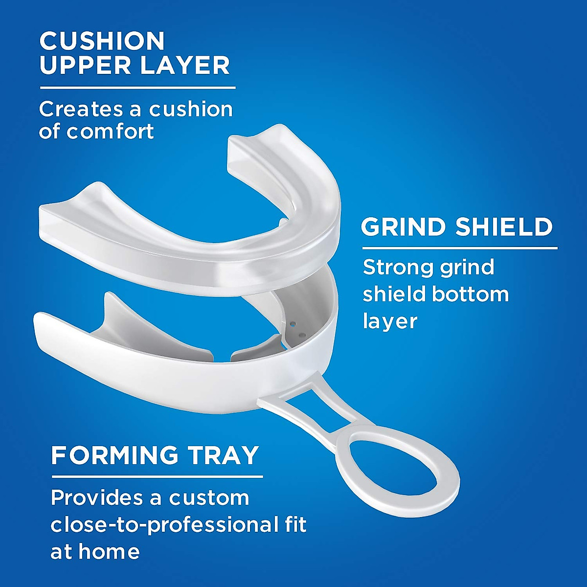 Fresh Guard Soak Specially Formulated CLEANER for Retainers Mouthguards& Removable Braces-24 Count & DenTek Professional Fit Maximum Protection Dental Guard-1