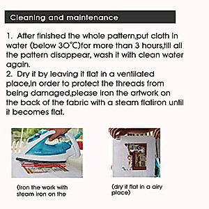 Bilrost Cross Stitch Kits for Beginners Needlepoint Kits for Adults Stamped Cross Stitch Kits for Adults DIY 14CT Embroidery Patterns Stitches Kit-Celadon vase 15.75x11.81 inch