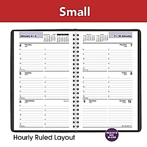 2021 Weekly Appointment Book & Planner by AT-A-GLANCE, 4-7/8" x 8", Small, DayMinder, Black (G2000021)