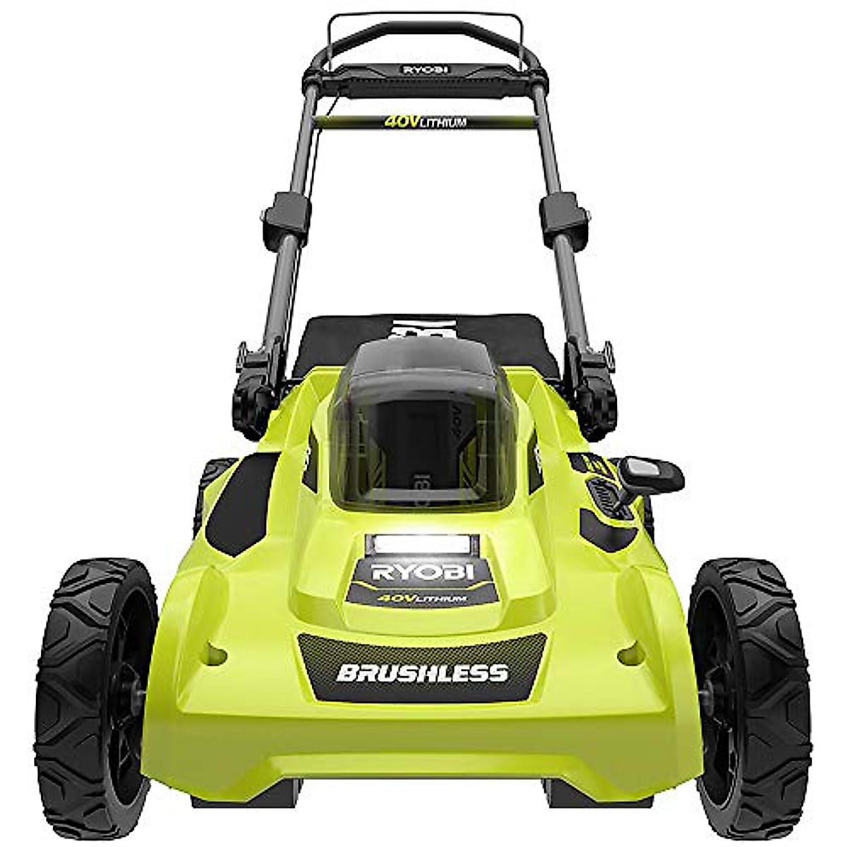 Ryobi Cordless Push Lawn Mower 20 in. 40-Volt with Whisper-Quiet Design