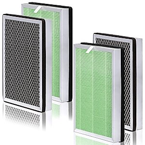Zouhwaso MA Series 25 Replacement Filter compatible with MA Series 25 Air Purifier Filter Replacement, 3-in-1 Composite Filter with H13 True HEPA, Activated Carbon and Pre-filter, Pack of 6