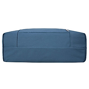 Iswee Women Canvas Shoulder Tote Bag Large Casual Handbags Work Bag Shopping Travel bag Crossbody (Blue-IUU007)