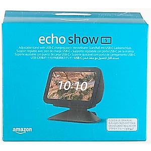 Echo Show 5 (3rd Gen) Adjustable Stand with USB-C Charging Port | Cloud Blue