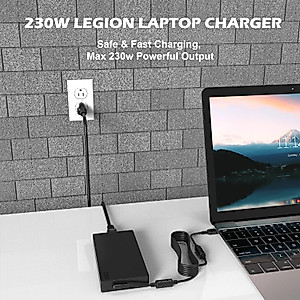 230W AC Adapter for Lenovo Laptop: Lenovo Legion 5 Charger Replacement Lenovo Legion 5i 5 Pro C7 S7 Y540 Y545 Y740 Y920 ThinkPad P73 P72 P70 4X20E75111 ADL230SDC3A ADL230NDC3A ADL230NLC3A Power Cord