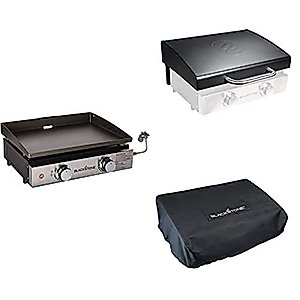 Blackstone 22 inch Griddle Combo - Blackstone 22" Portable Gas Griddle - 22" Table Top Griddle Hood - 22" Heavy Duty Griddle Cover