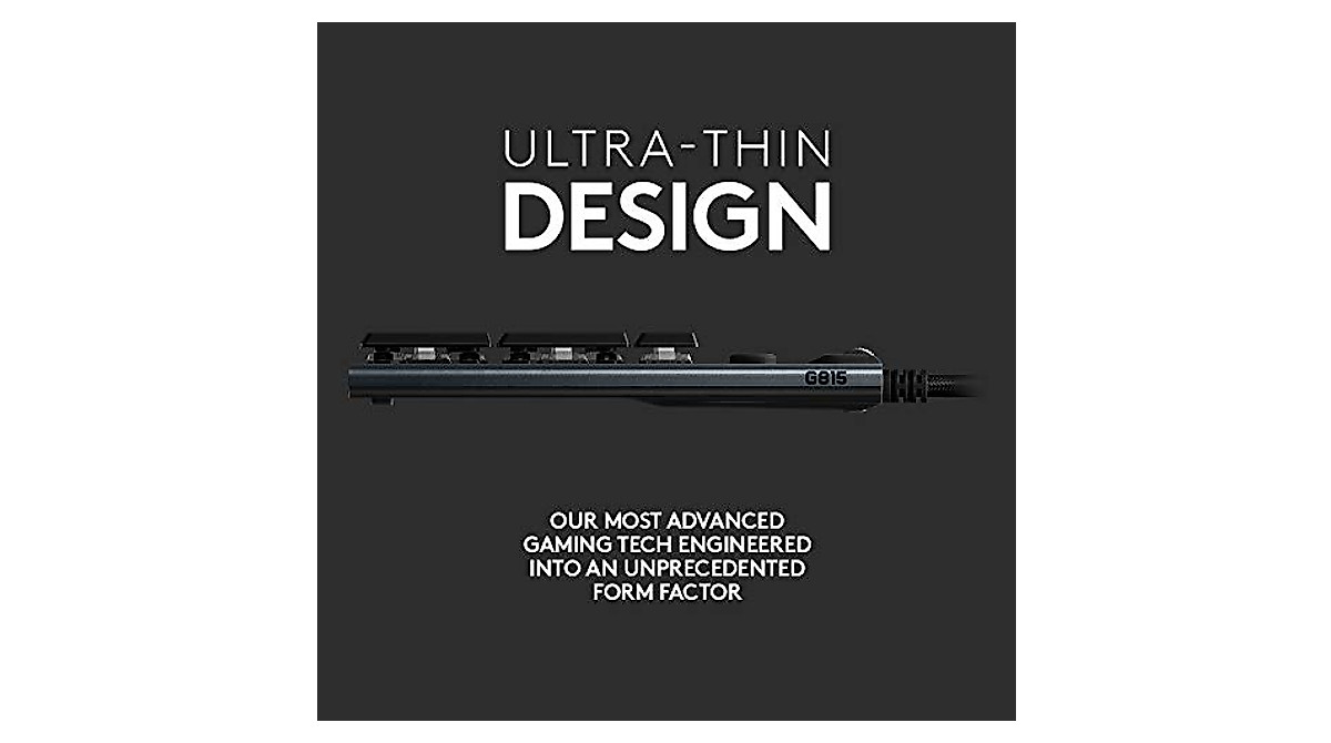 Logitech G815 LIGHTSYNC RGB Mechanical Gaming Keyboard with Low Profile ...