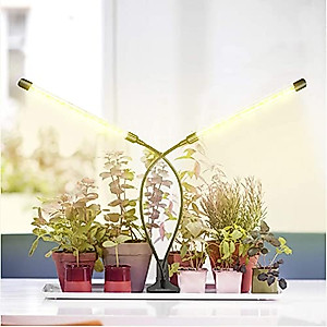 bseah Grow Light Plant Lights for Indoor Plants, Full Spectrum Plant Grow Lights, 10 Dimmable Levels Auto ON & Off with 3/9/12H Timer