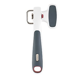 Zyliss Safe Edge Can Opener - Manual Can Opener with Lid Grippers - Safety Can Opener for Smooth Edges - Left- and Right-Handed Can Opener - Handheld Kitchen Tool - Gray