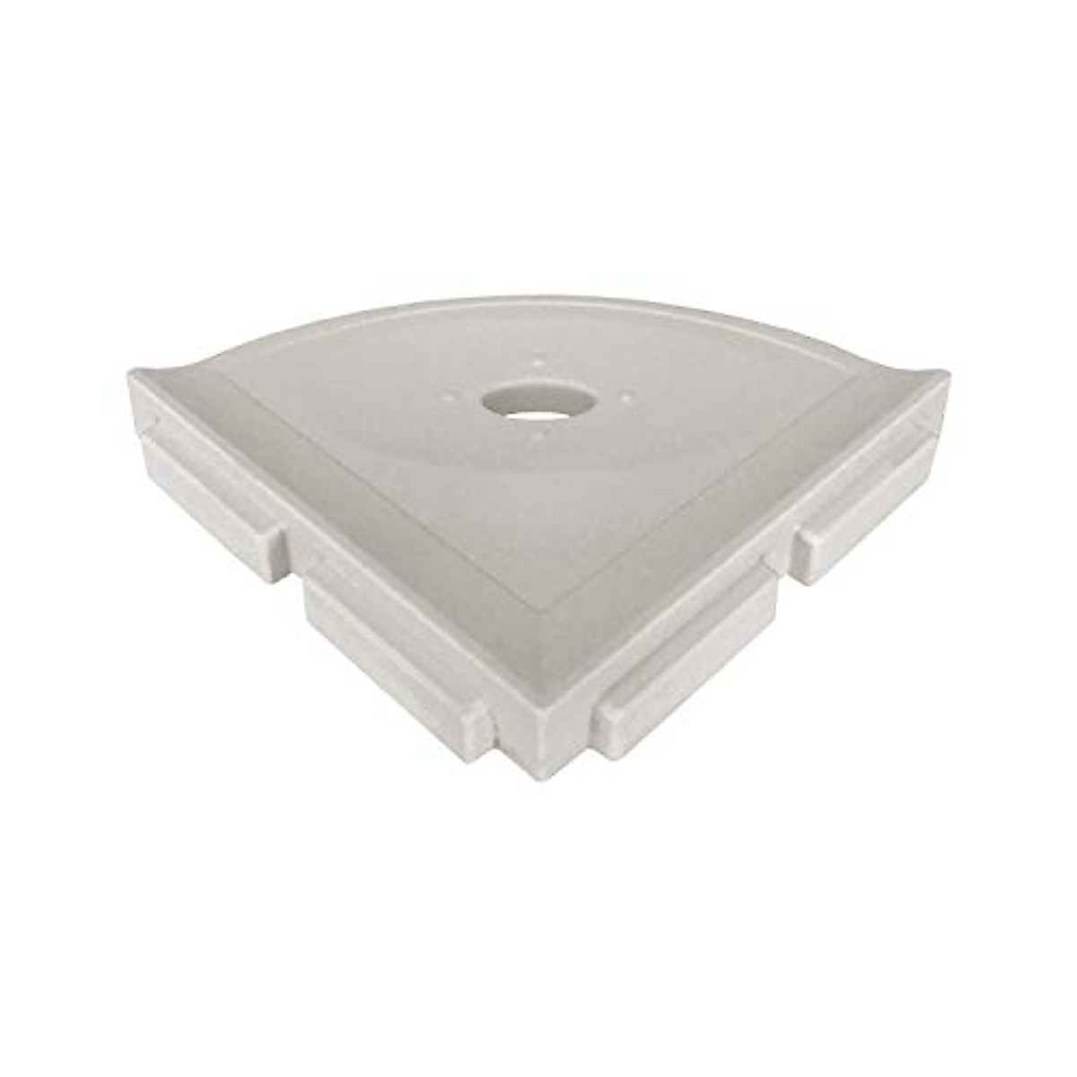 Questech Décor 8 Inch Corner Shower Shelf and 5 Inch Shower Caddy Soap Dish, Metro Lugged Back for New Construction, Mounted Bathroom Shower Organizer, Gray Matte