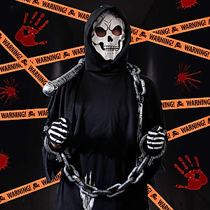 Lulu Home Halloween Kids Costume, Glow in The Dark Halloween Scary Kids Costume Boys Kids Costume