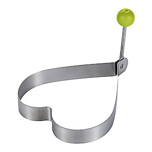 Fried Egg Mold, Stainless Steel Heart Shape Egg Shaper Pancake Mold Ring, Creative Star Shape Omelette Ring Cooking Tools Hearts