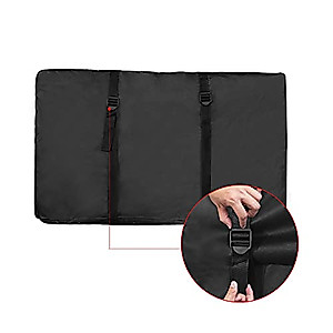 Large Outside Chair Storage Bag, Uranshin 600D Chair Carry Bag for Zero Gravity Chair Cover, Heavy Duty Folding Lounge Chair Carrying Case, Extra Large Moving Bags with Zippers (43" L x 11" W x 29" H)