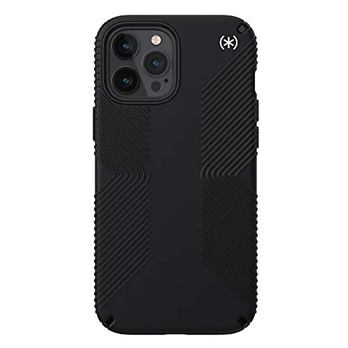 Speck Products Presidio2 Grip iPhone 12 Pro Max Case, Black/Black/White