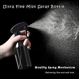 Plant Mister Water Spray Bottle - Fine Mist Spray Bottle for Flowers, Plants, Gardening, Cleaning Solutions - 10oz, Plastic