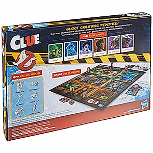 Hasbro Gaming Clue: Ghostbusters Edition Game, Cooperative Board Game for Kids Ages 8 and Up; Players Can Team Up to Battle Ghosts