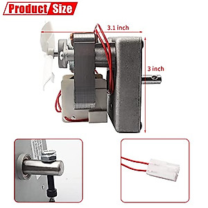 Upgraded 2.0RPM Auger Motor Replacement Parts for Traeger Pellet Grills & Pit Boss Pellet Grills & Camp Chef Smoker & Z Grills Pellet Smokers
