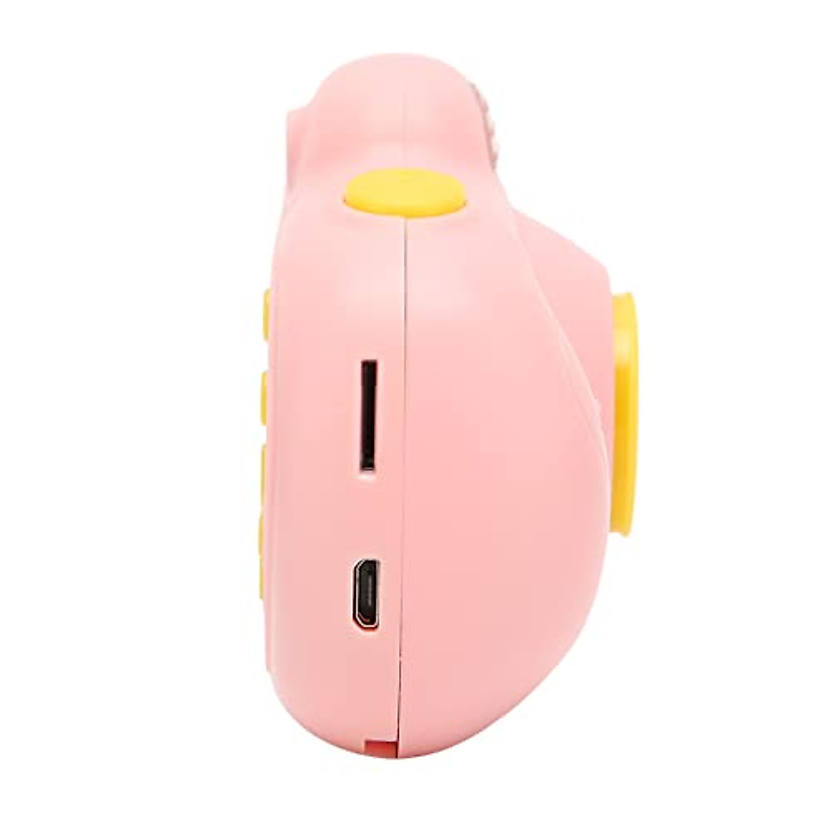 Kids Selfie Camera, 8MP 1080P 2.4in Screen 32G Micro Storage Card 1020mAh Large Battery Digital Toy Camera, Auto Power Off Drops Shockproof Autofocus for 3-12 Year Old Kid(Pink)