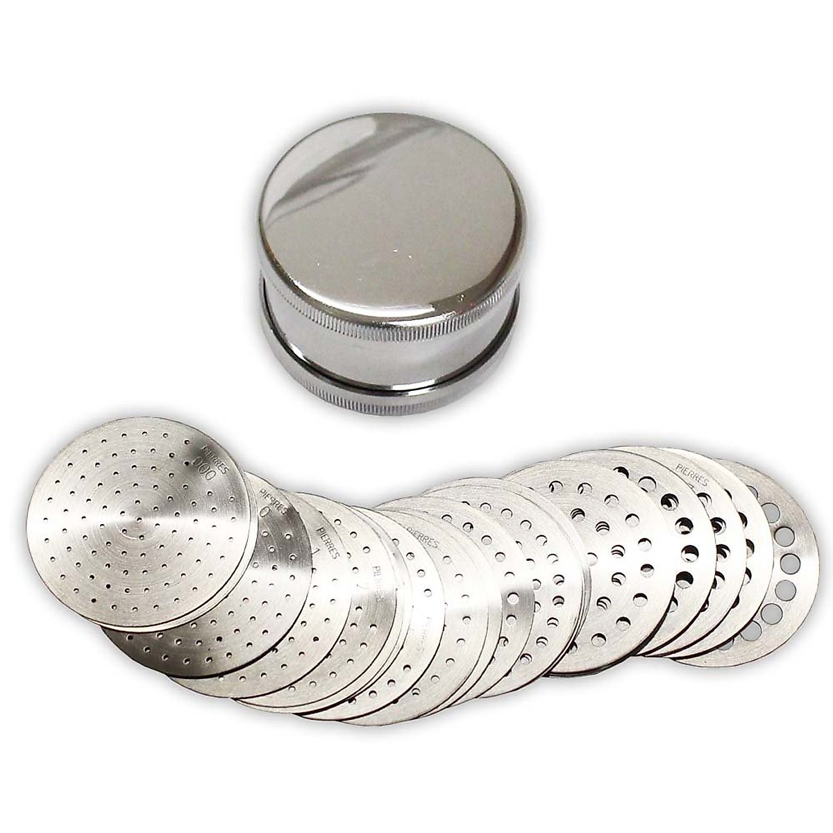 ToolUSA 23pc Precision Diamond Sorting Sieves Set for Jewelers & Gemologists | Accurate Grading & Easy Storage
