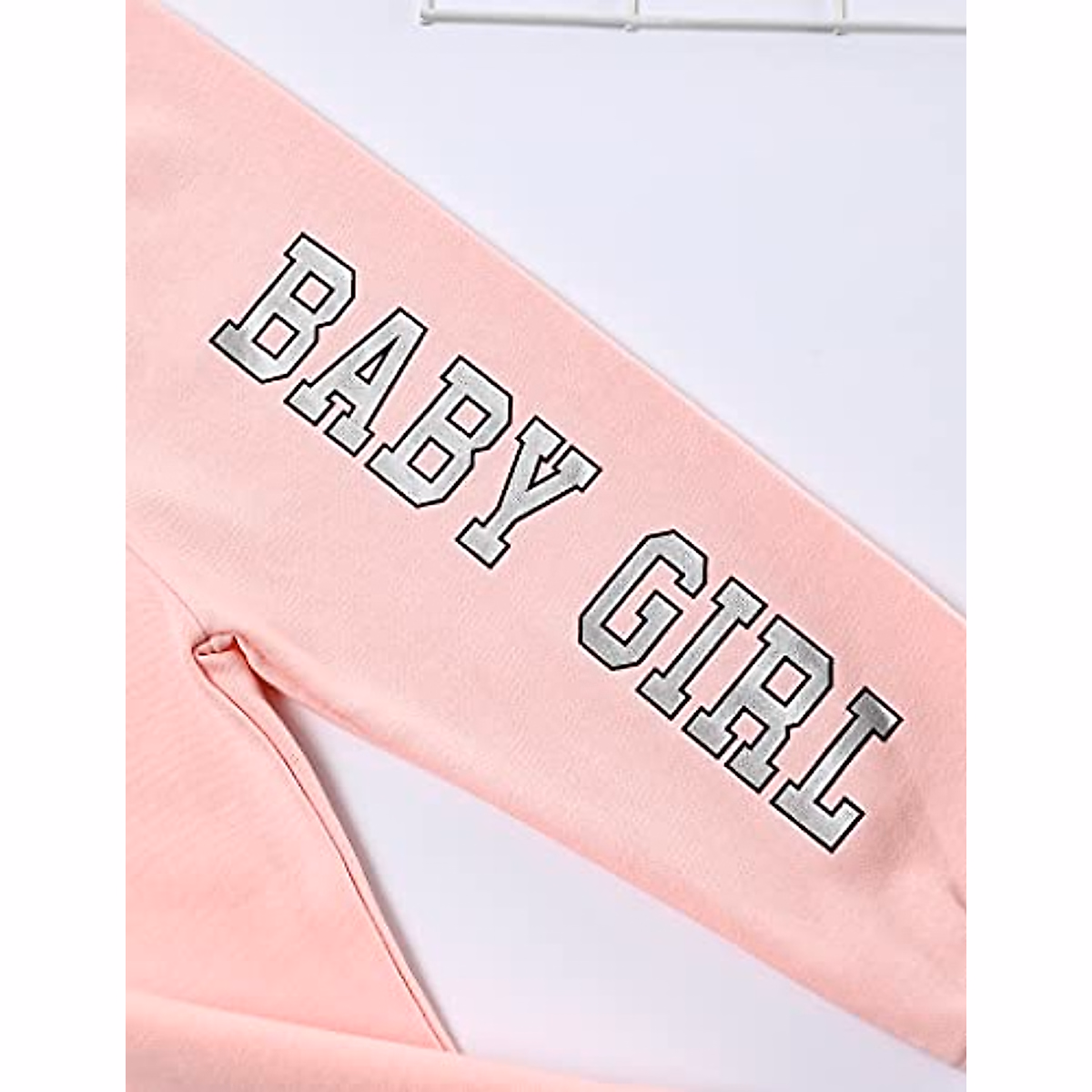 Menglang Toddler Girl Clothes Outfits Baby Girl Cropped Hoodie Pants Fall Winter Sweatshirt Set 2T Girl Clothes 3T