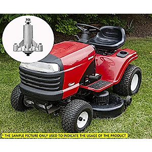 Fourtry 130794 Spindles Fit for Craftsman 42 inch Deck Mower - 137641 Spindle Assembly Fit for Poulan HU Sears Craftsman LT1000 LT2000 LTX1000 Riding Mower with 36" 38" 42" Cutting Deck