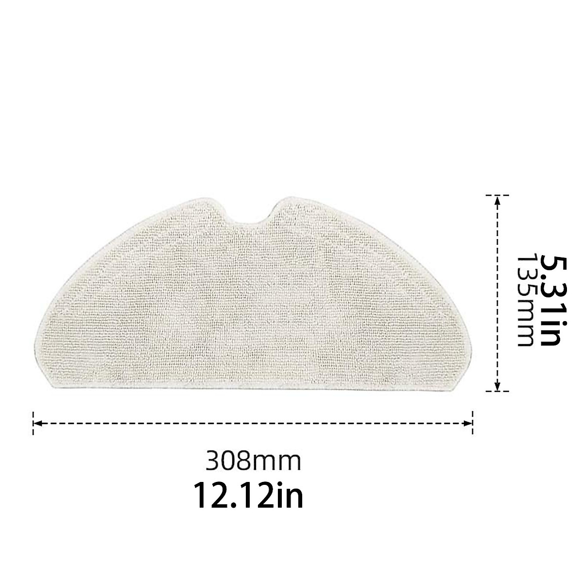 Reusable Sweeping Robot Vacuum Cleaner Cleaning Cloth Mop Wipe Replacement Accessories Compatible For D10S/D10S 5pcs Vacuum Cleaner Cleaning Supplies Mop Cloth Accessories Floor Cleaning Tools