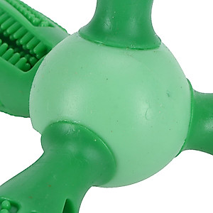 Dog Teether Dog Toothbrush Stick Teeth Cleaning Dental Educational Chew Toy TPR Pet Molar Rod Suitable for Dogs Dog Teeth Cleaning Stick(Green)