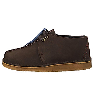Clarks Originals Mens Desert Trek Suede Dark Brown Shoes 10 US