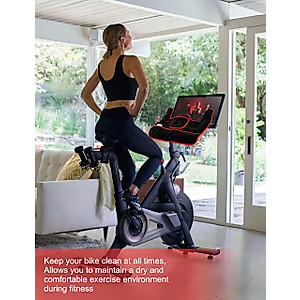 COOLWUFAN Handlebar Sweat Towel for Peloton Bike, Anti-Slippery Soft Handlebar Towel Cover Compatible with Peloton Bike, Handlebar Sweat Towel Mat for Peloton, Accessories for Peloton Bike