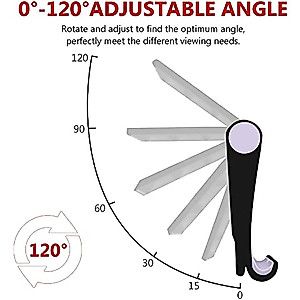 COOLOO 2Pack Phone Holder for Desk, Foldable Adjustable Multi-Angle Cell Phone Stand for Desk, Suitable for Phone 14/13 Pro Max/12/11 Plus SE/XS/XR/8/7, All Android Smartphone, Tablets (6-11")