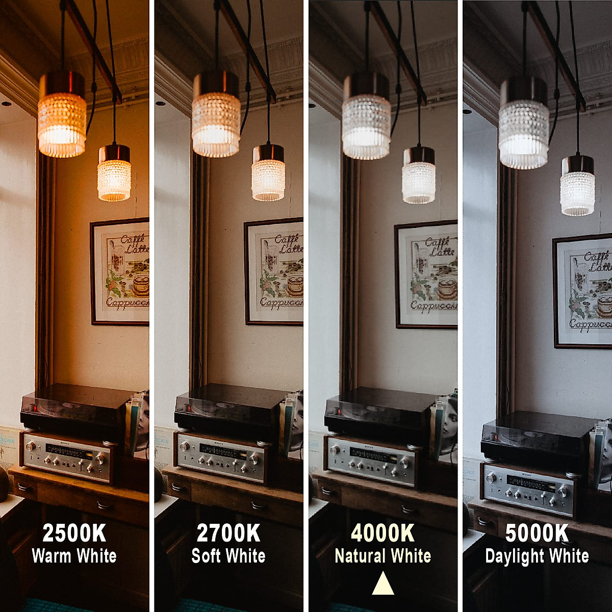 YIMILITE ST58 (ST19) LED Edison Bulb 60 Watt Equivalent, CRI 80+, High Brightness Natural White 4000K Clear Glass, Dimmable Vintage led lamp Filament Light Bulbs, E26 Medium Base, 6 Pack