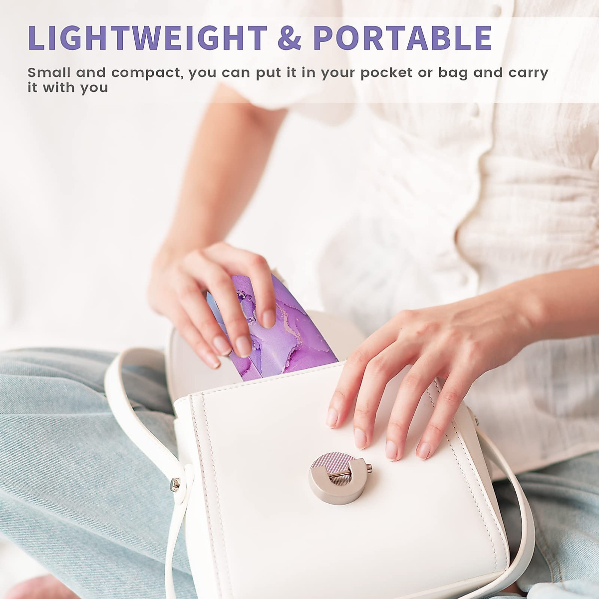 molshine Hard Shell PU Leather Glasses Case,Travel Portable Eyeglass Case for Men Women Girl Travel Study Work (Purple)