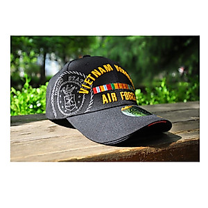 Air Force Vietnam Veteran Hat Embroidered Baseball Cap Duck Tongue Cap Sun Hat