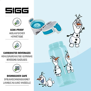 Sigg VIVA ONE Disney Pixar Children's Drinking Bottle (0.5 L), Pollutant-Free Children's Bottle with Leak-Proof Lid, Kids' Water Bottle with One-Handed Use