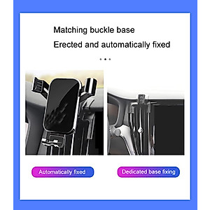 SDTHMY Car Phone Holder Compatible with Volvo XC40 XC60 XC90 Mobile Phone Stand Navigation Brackets air Conditioning Vents Interior Accessories 2018 2019 2020 2021 2022 2023 (for 2019-2023 S60)